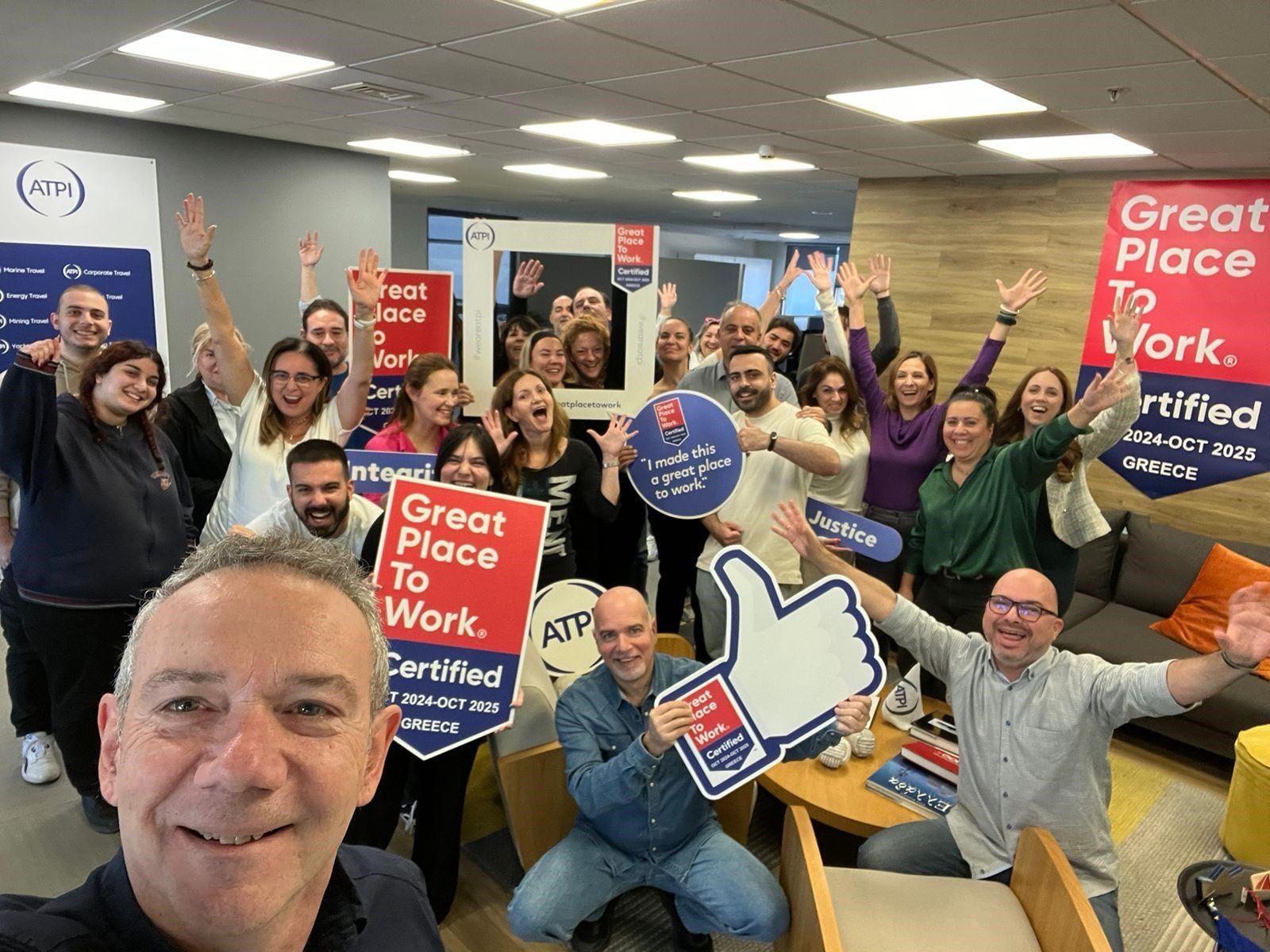 ATPI Greece earns ‘Great Place To Work Certification™’